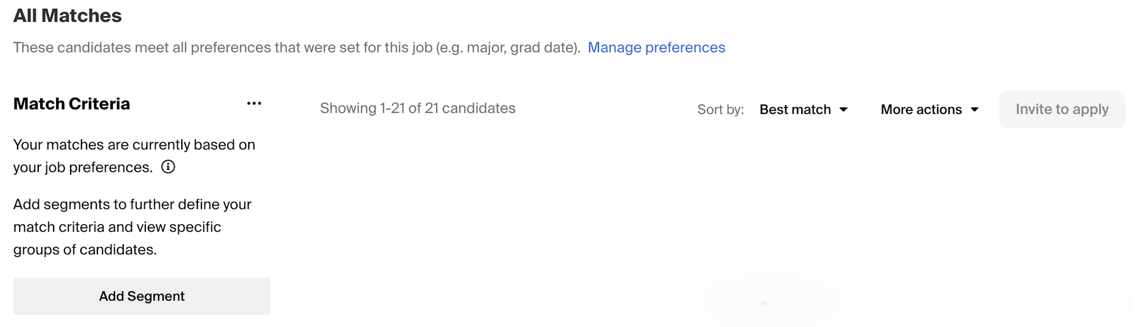 Job Matches – Handshake Help Center
