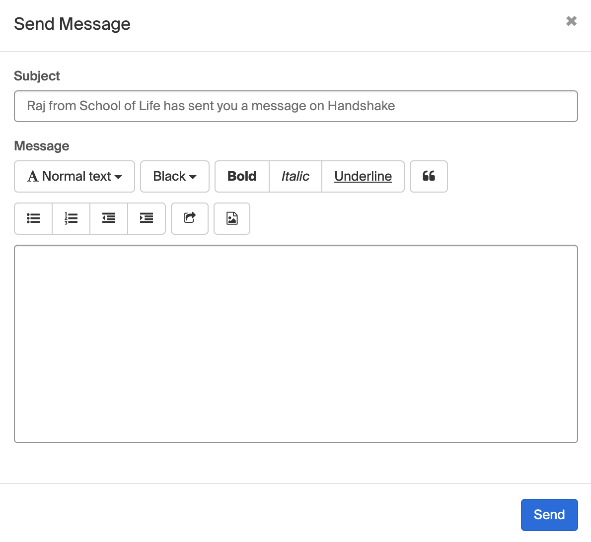 About Actions in the Student Profile – Handshake Help Centre