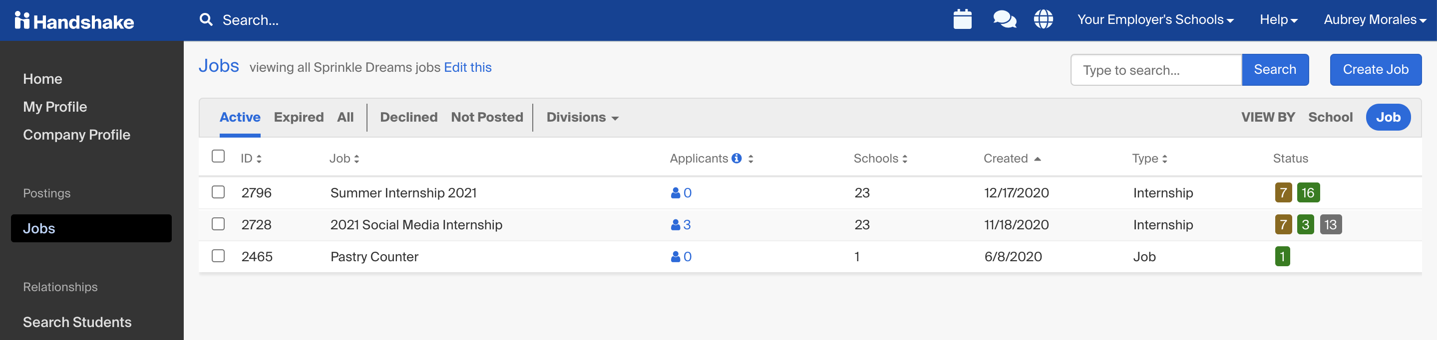 How to Duplicate a Job Posting – Handshake Help Center