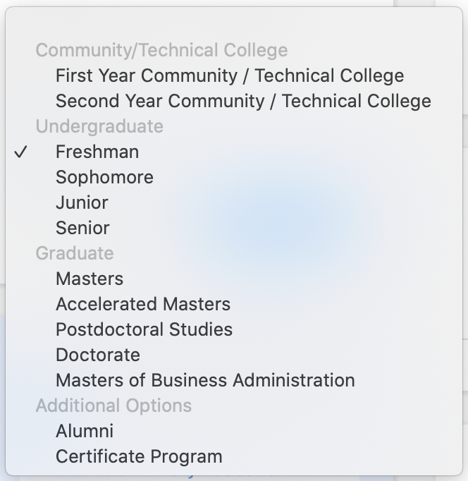 School Year Options in Handshake – Handshake Help Center