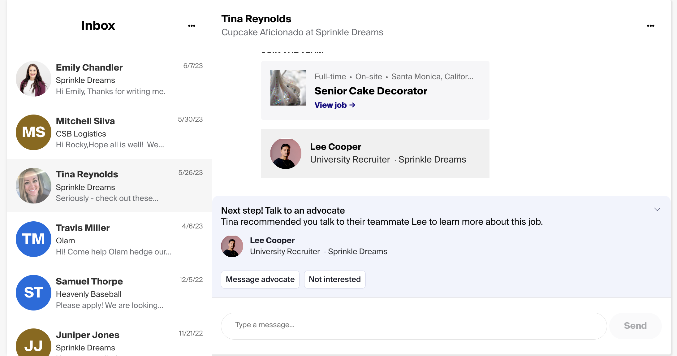 Responding to an Employer Message on Handshake – Handshake Help Center