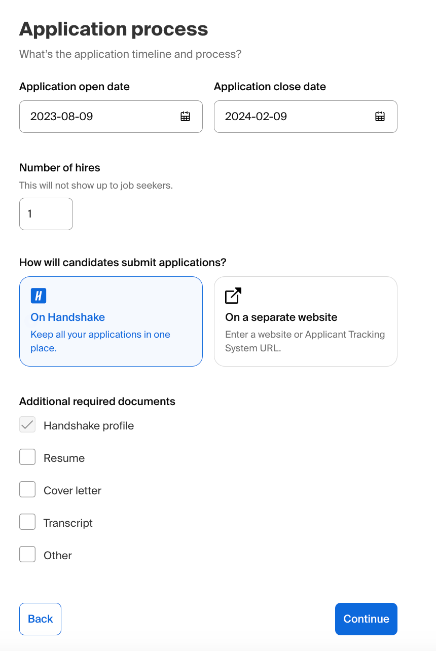 How to Post a Job – Handshake Help Center