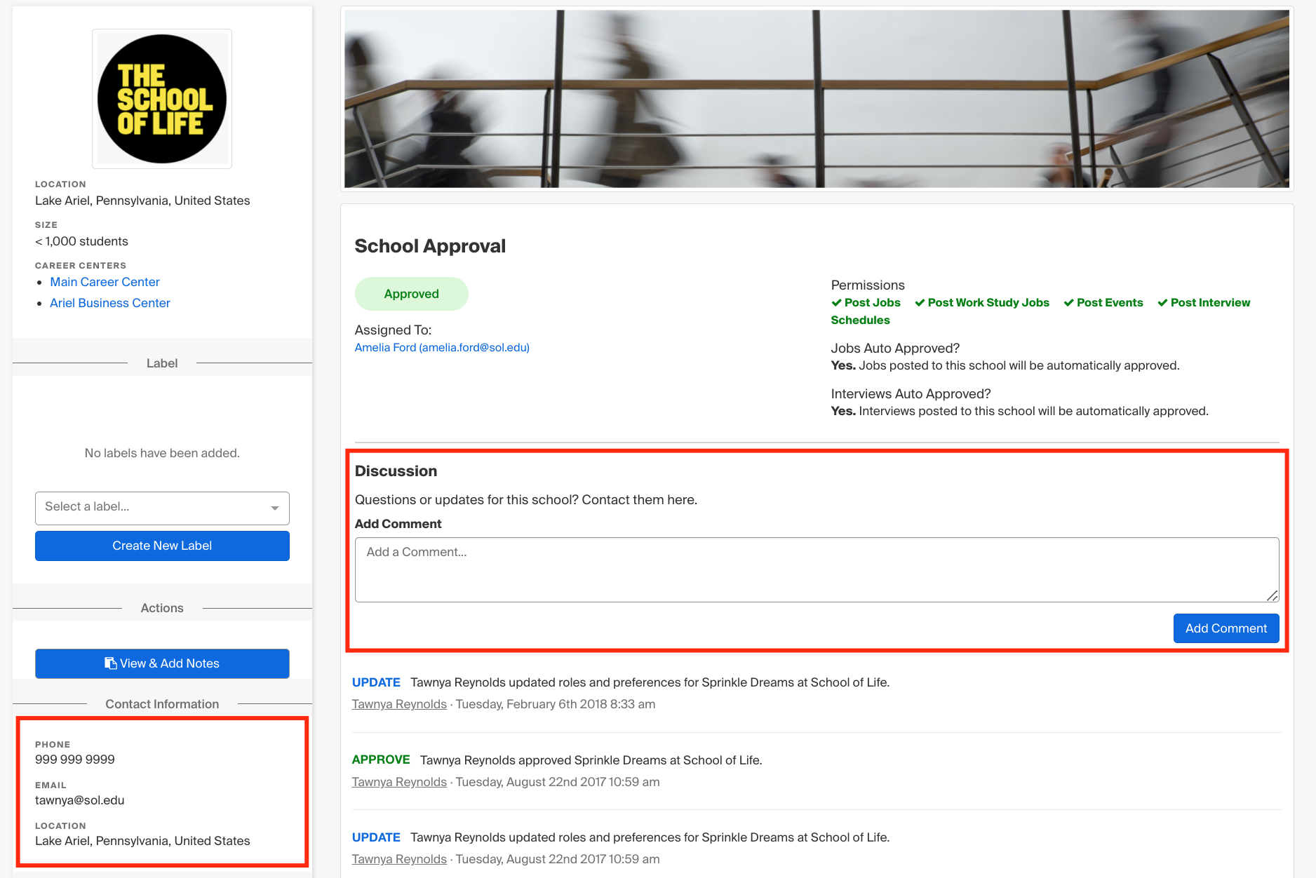 How to Contact a School – Handshake Help Center