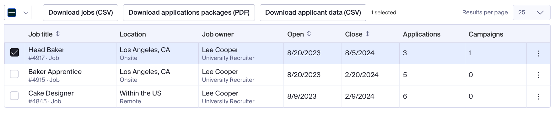 Navigating the Jobs Page – Handshake Help Center