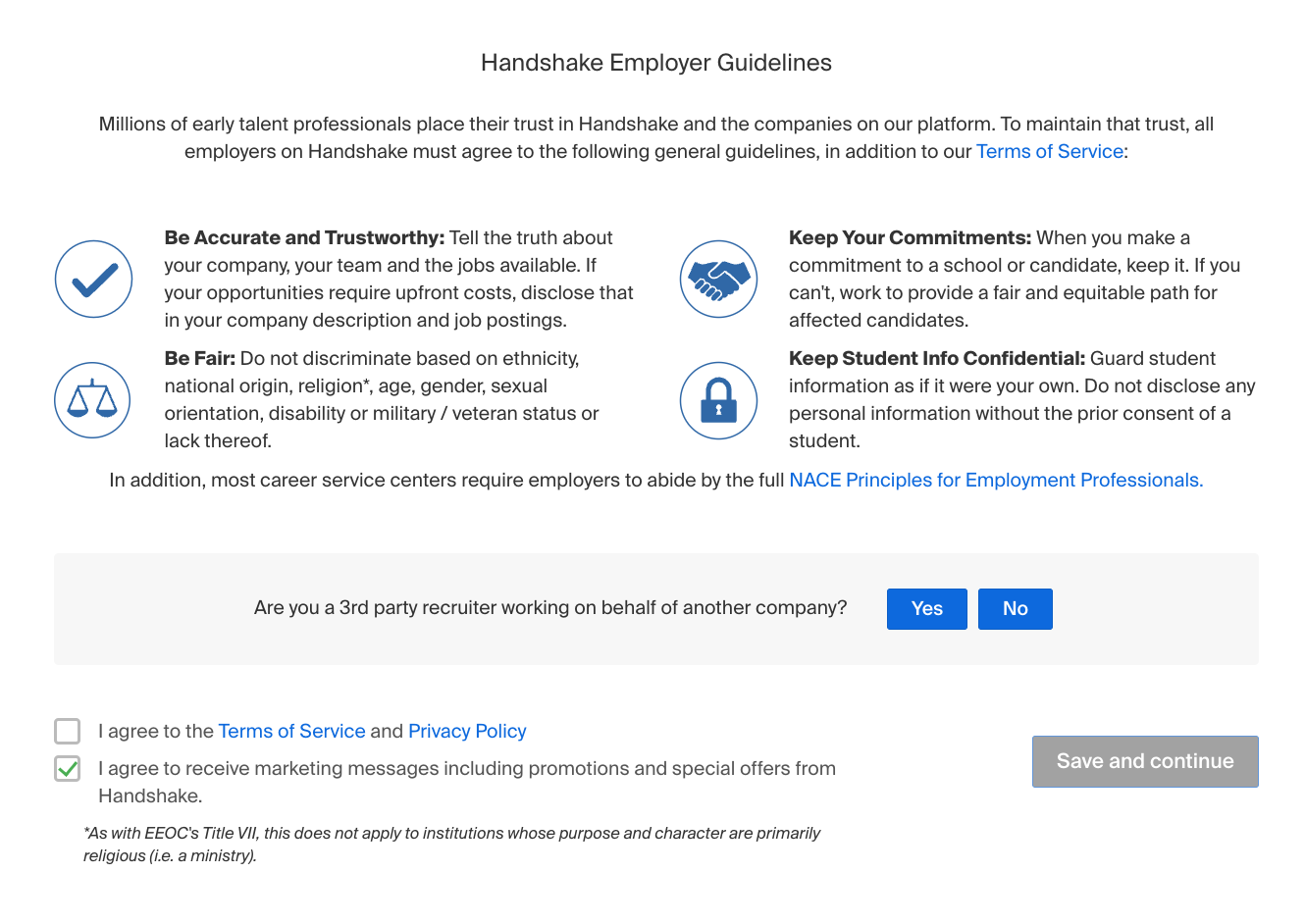 Create an Employer User Account, Join a Company, and Connect with ...