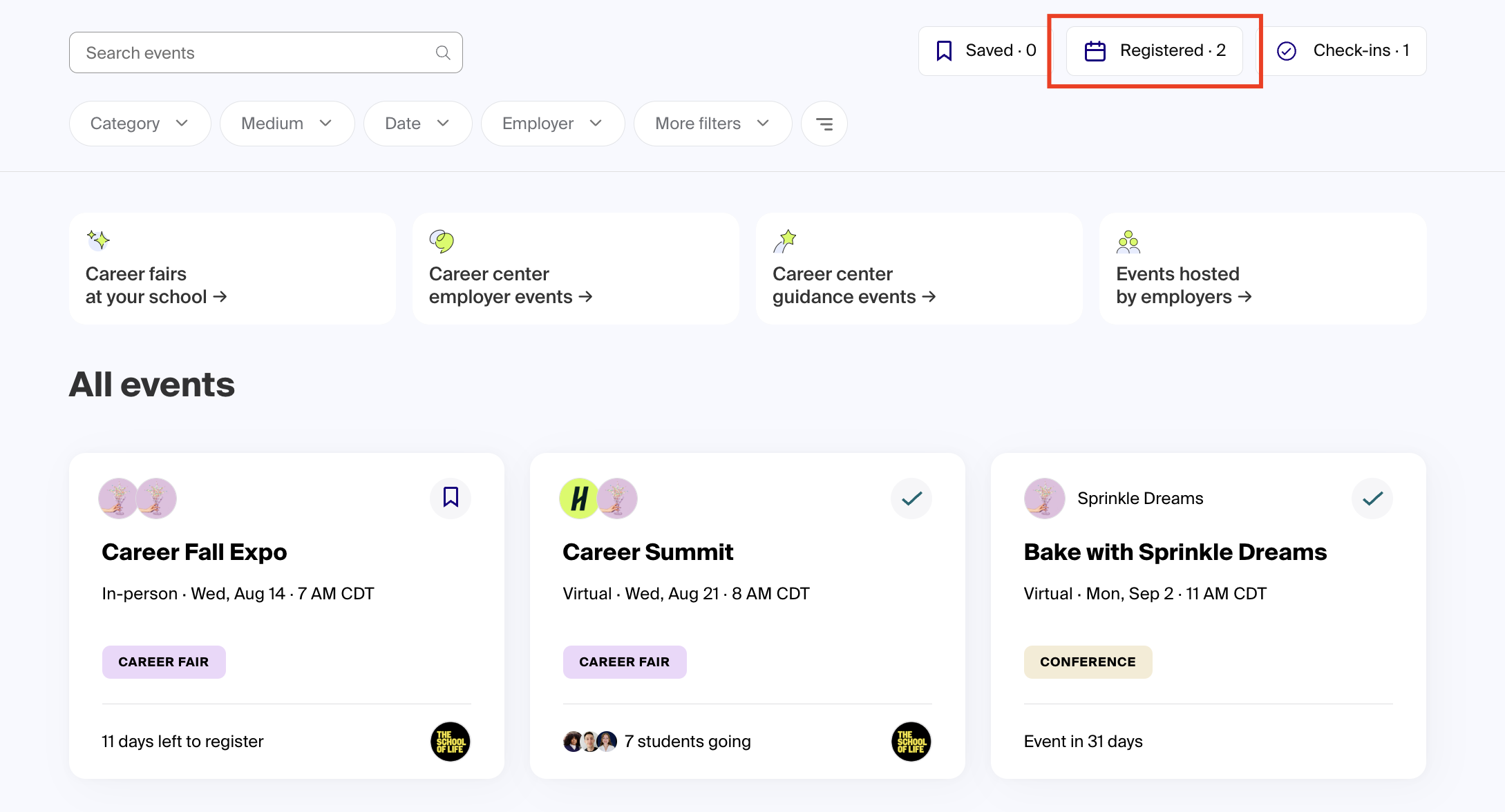 Attending a Virtual Event via Handshake – Handshake Help Center