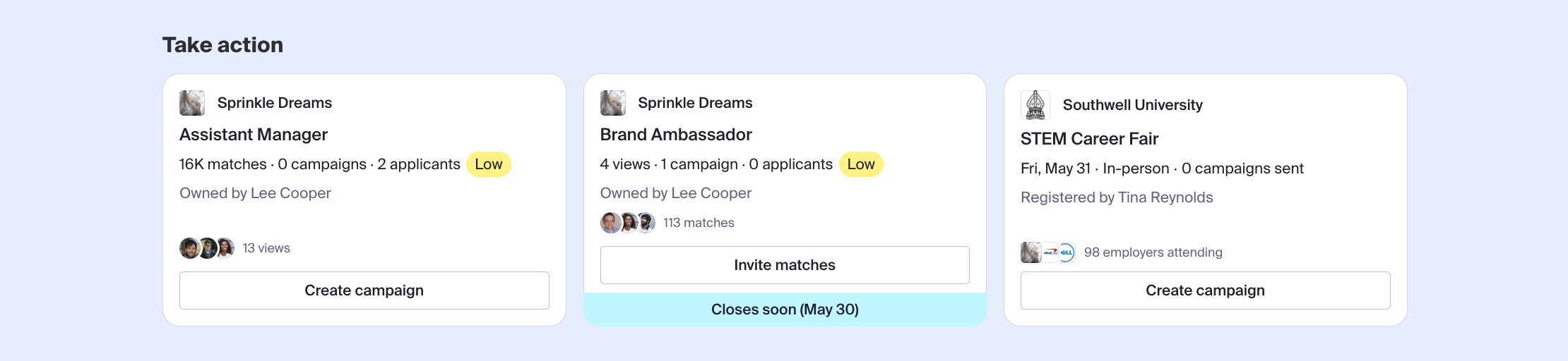Navigating the Home Page in Handshake – Handshake Help Center