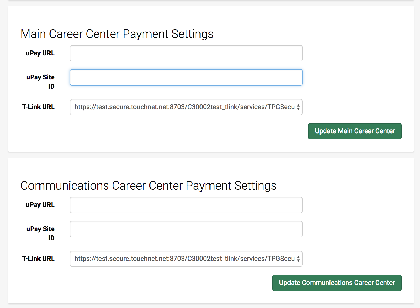 Integration: TouchNet – Handshake Help Center