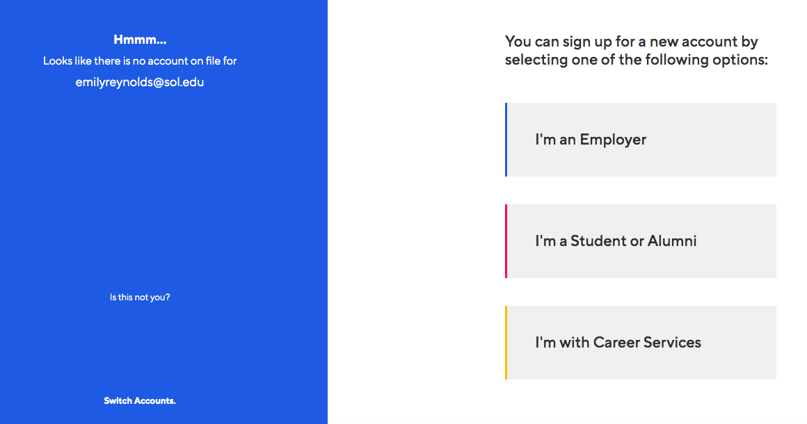 Log In as an Alum: Set your Handshake Password – Handshake Help Center