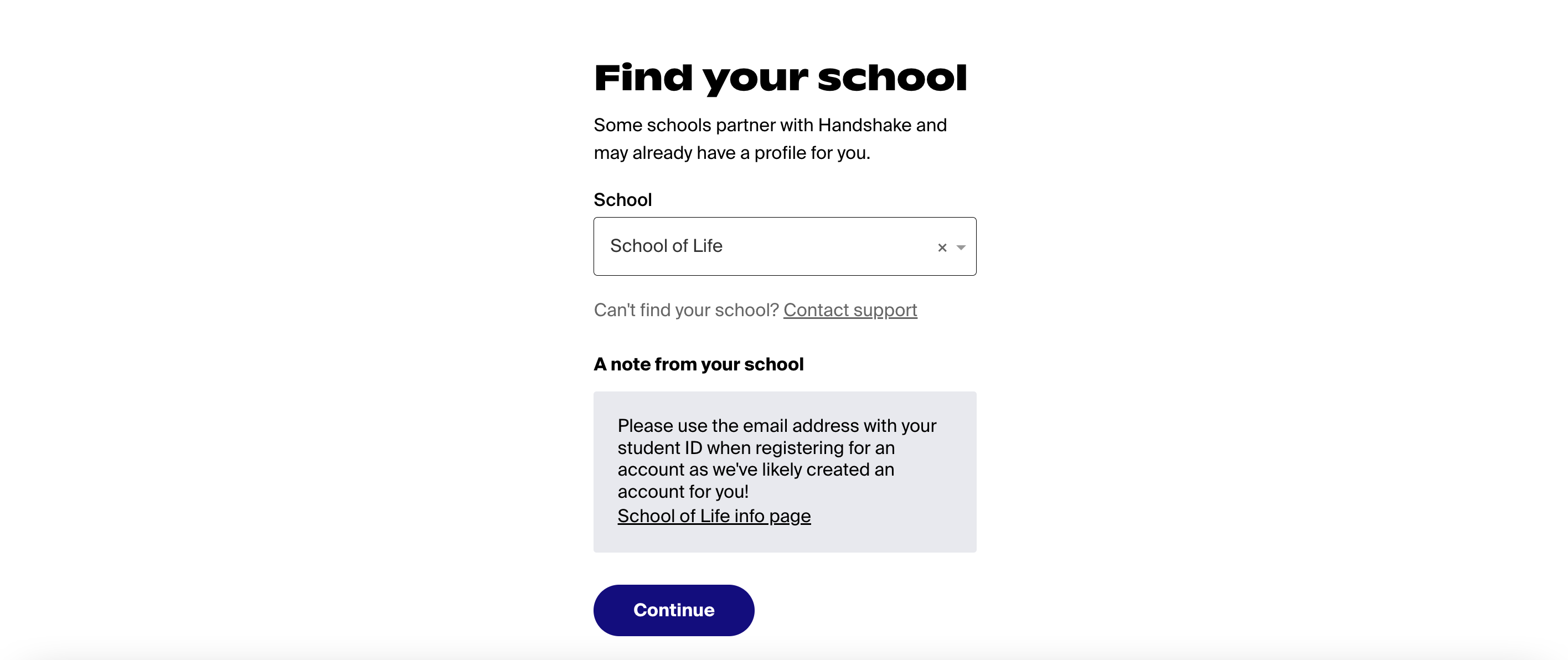 Log In as an Alum: Set your Handshake Password – Handshake Help Center