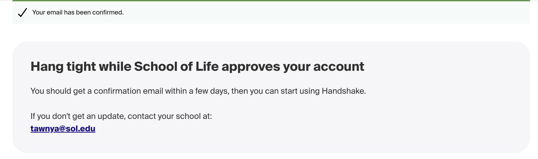 Log In as an Alum: Set your Handshake Password – Handshake Help Center
