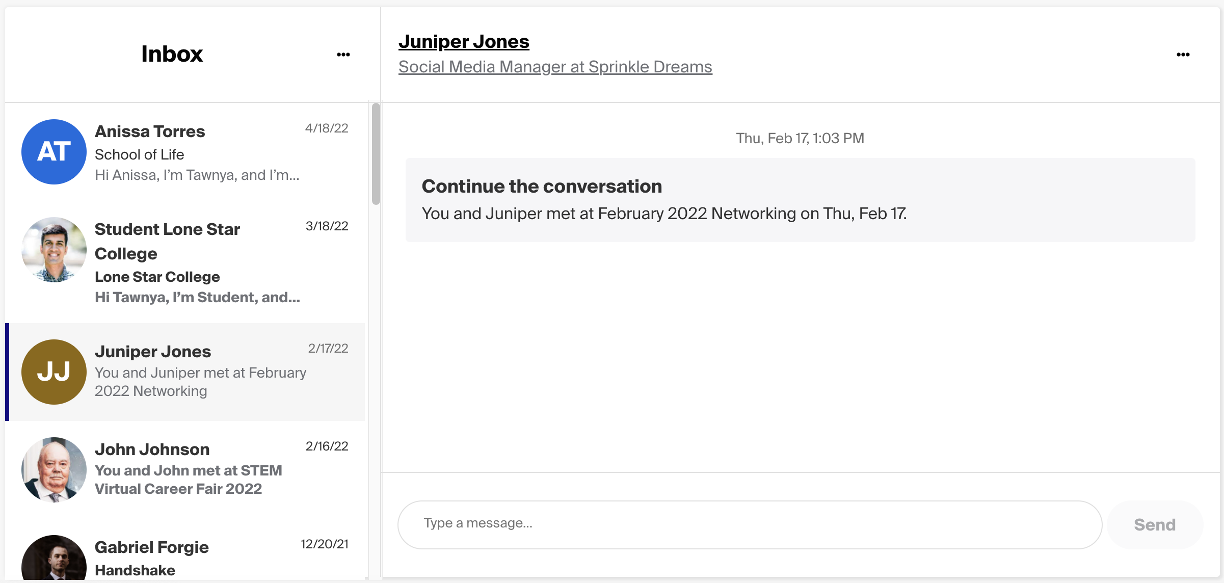 How to Use Messages in Handshake – Handshake Help Center
