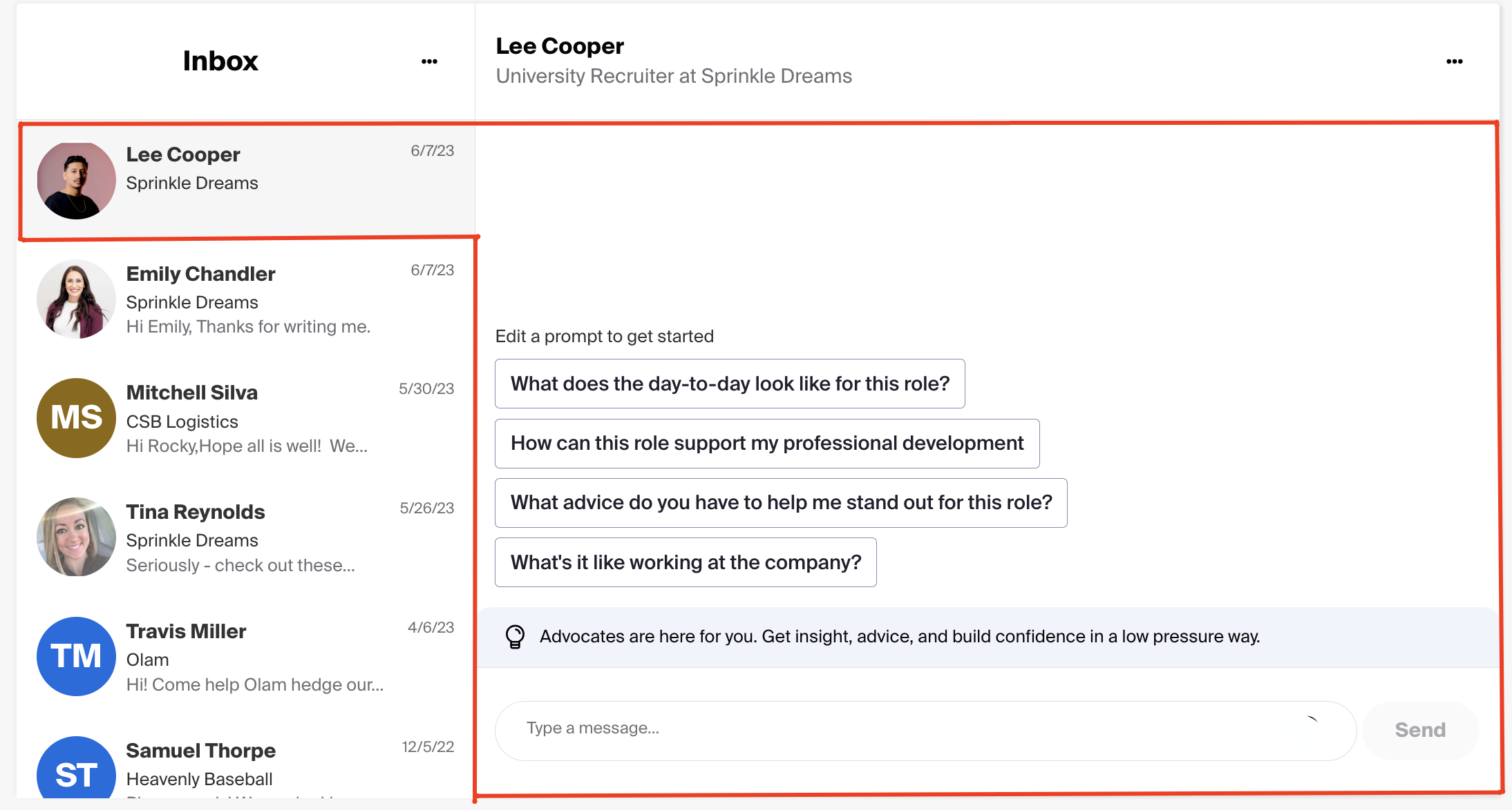 Responding to an Employer Message on Handshake – Handshake Help Centre