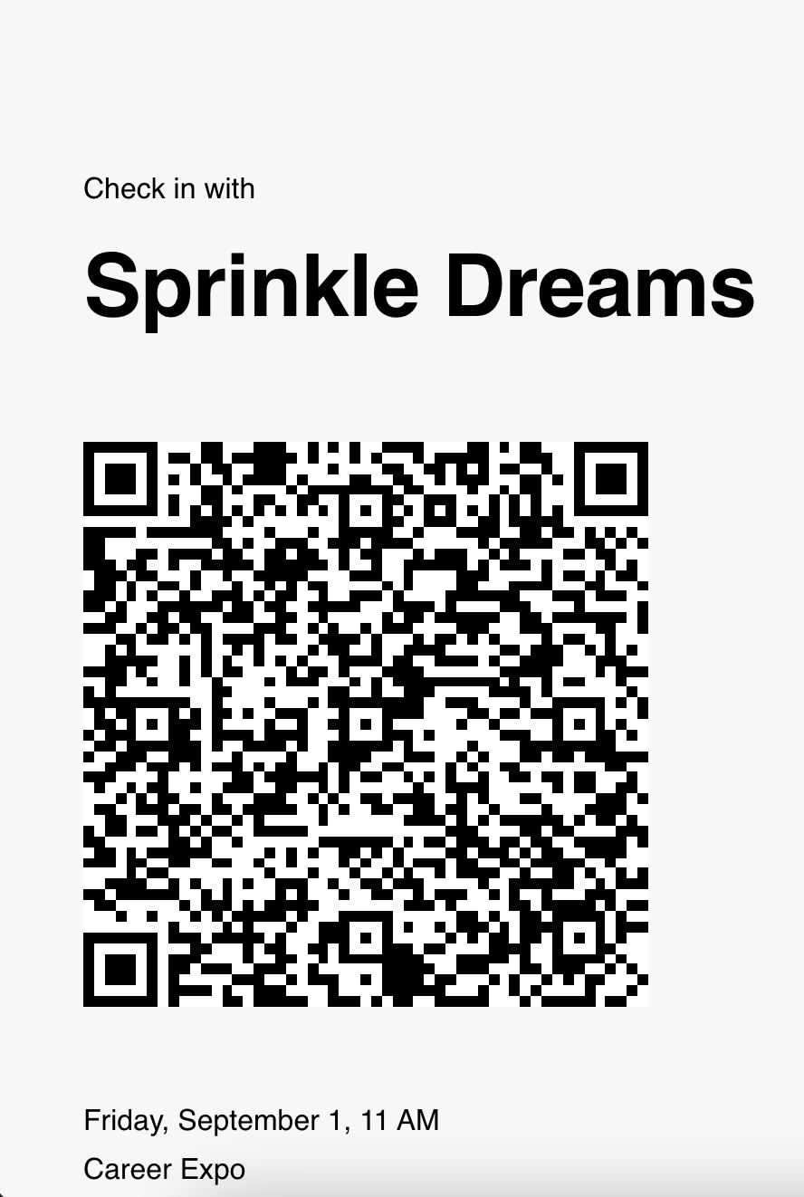 Check-in with an Employer at an Event or Fair – Handshake Help Center