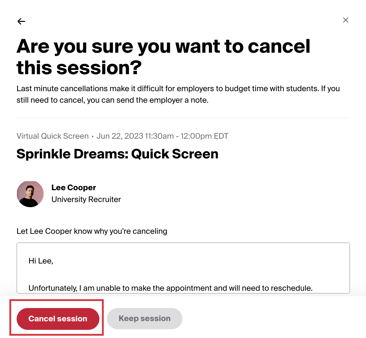 Attending Employer-hosted Meetings – Handshake Help Center