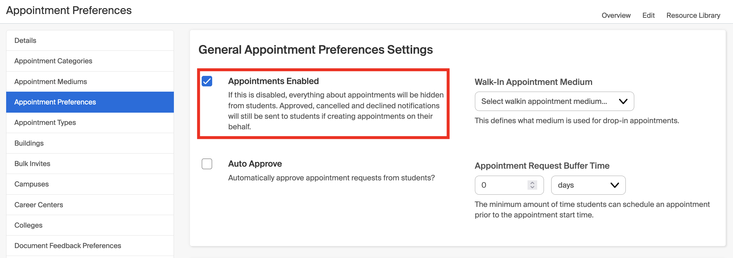 Student Appointment Notifications – Handshake Help Center
