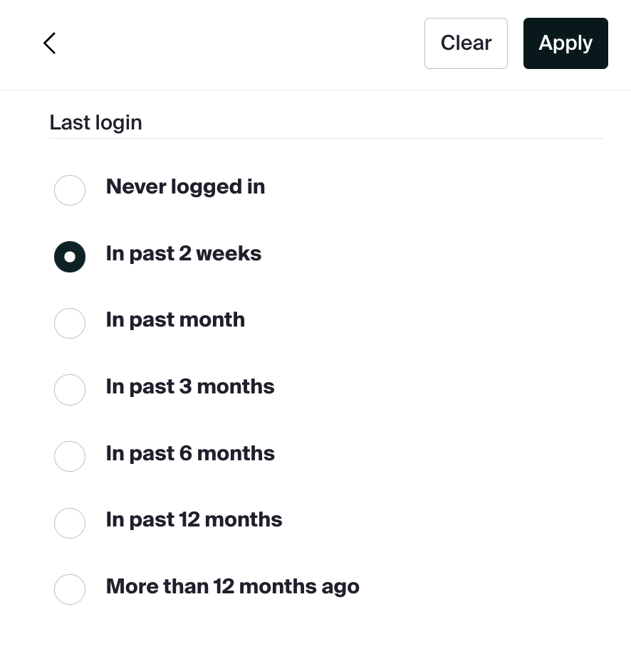 Filter Contacts: Last Login Date – Handshake Help Center