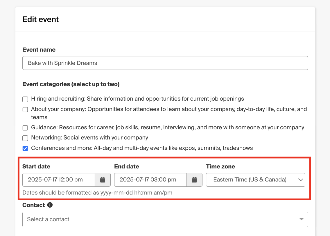 Canceling or Deleting an Event – Handshake Help Center