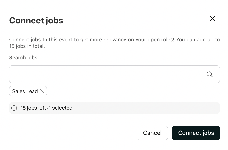 Connecting Your Jobs to Your Events – Handshake Help Center