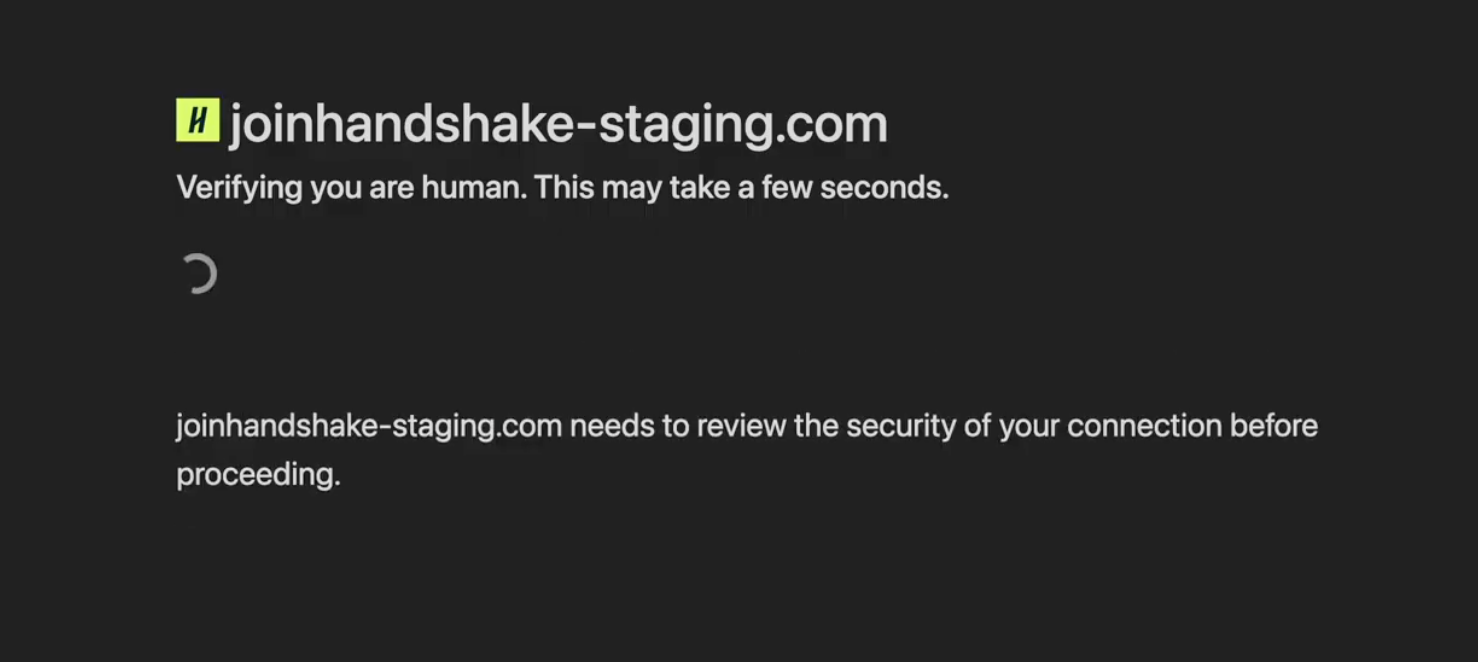 Understanding Cloudflare Security Checks on Handshake – Handshake Help Center