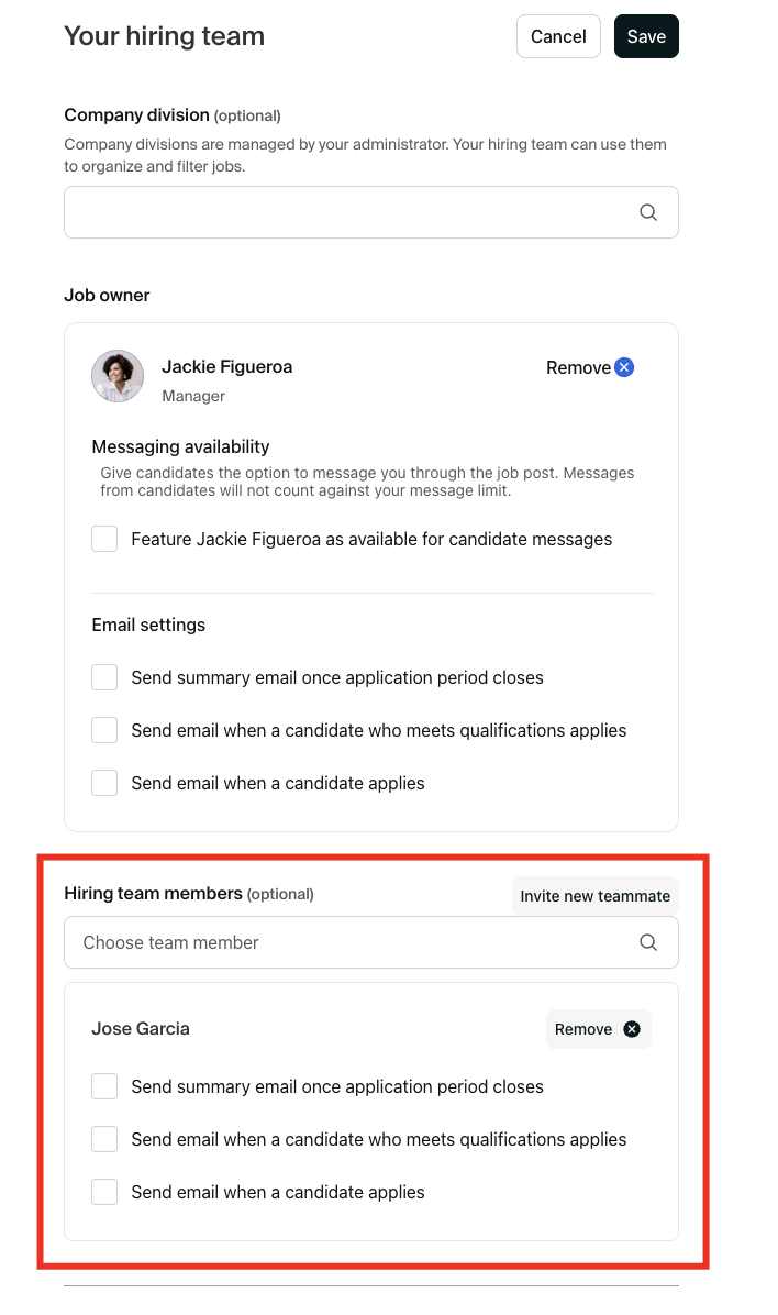 Managing Your Hiring Team – Handshake Help Center