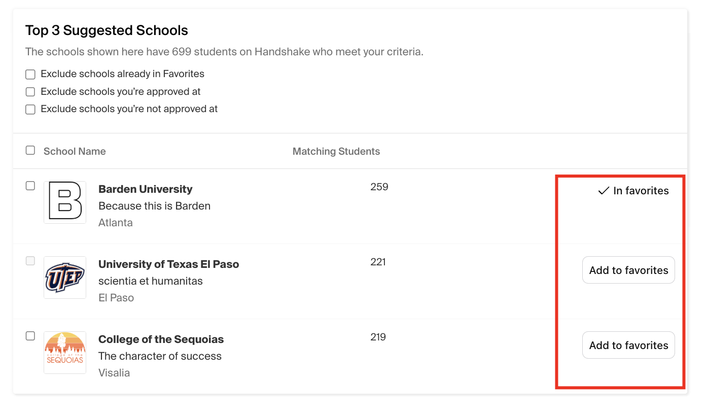 Using School Explorer – Handshake Help Center