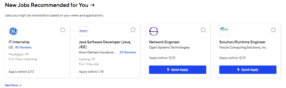 Jobs: Quick Apply in Handshake – Handshake Help Center