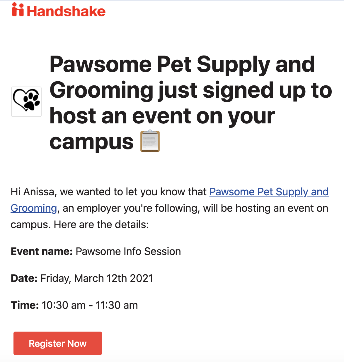 Following an Employer in Handshake – Handshake Help Center