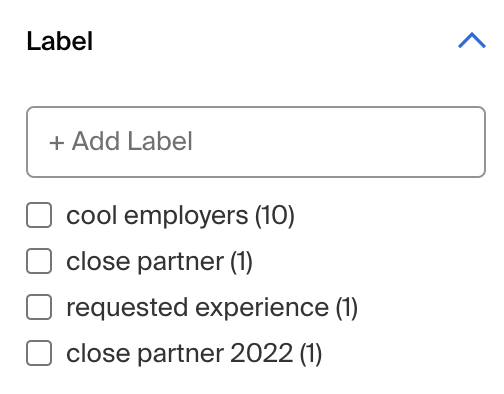 Managing Experiences with Employer Labels – Handshake Help Center