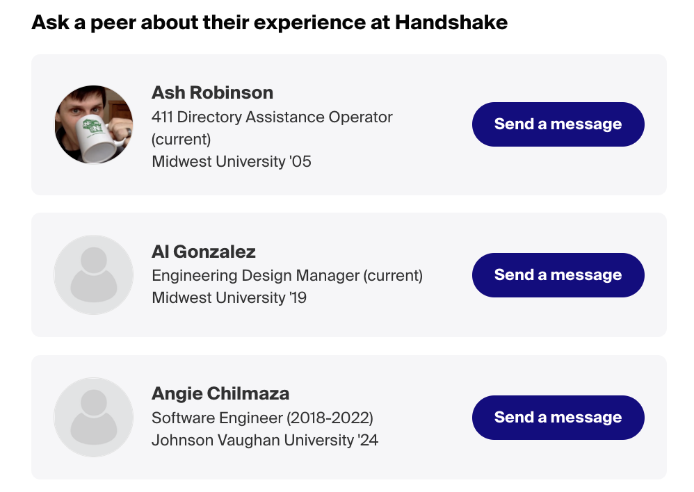 Peer Messaging in Handshake – Handshake Help Center
