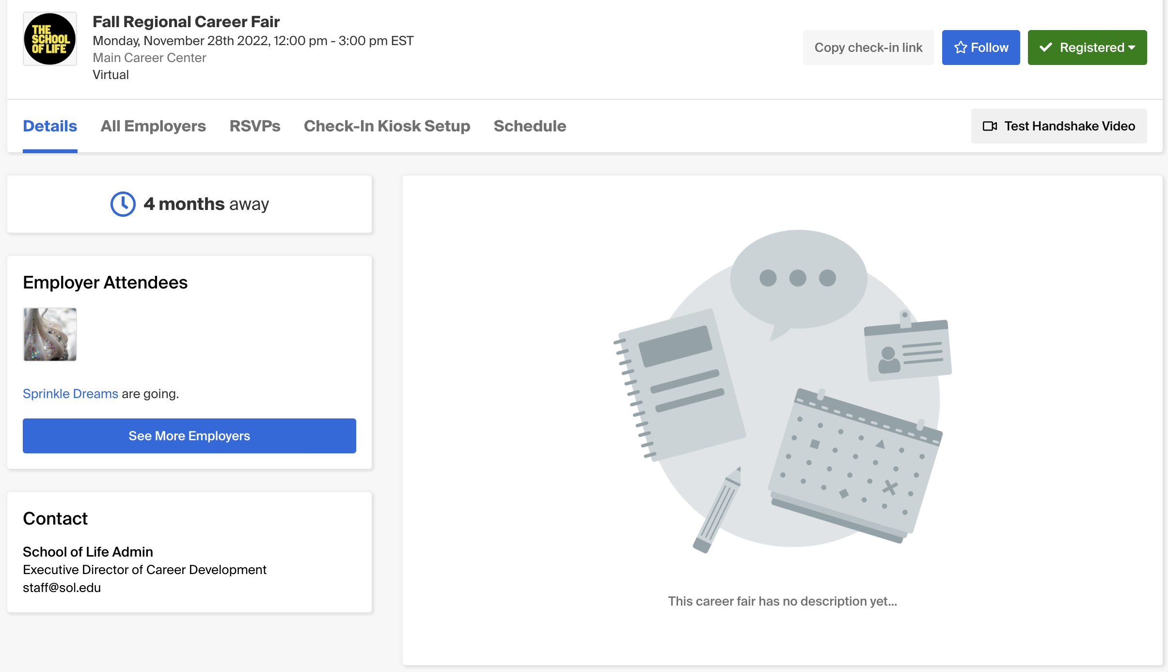 How to Pay for a Career Fair Registration – Handshake Help Center